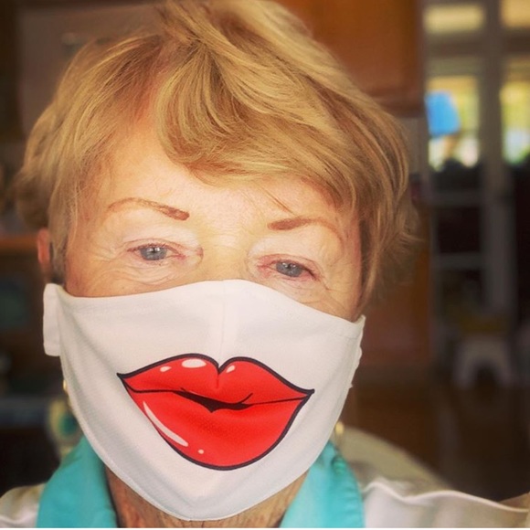 Accessories | New No Lipstick No Problem Fashion Lip Face Mask | Poshmark